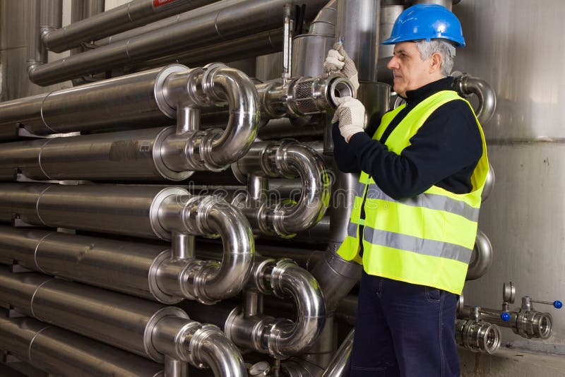 Pipeline craftsman stock image. Image of metalworker - 36375815