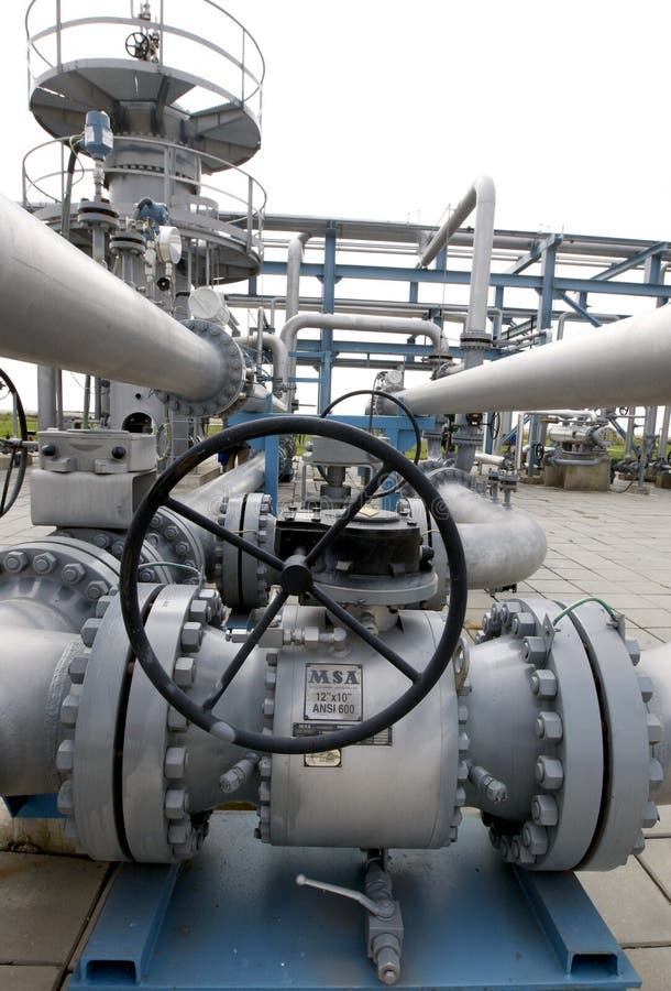 Pipeline equipment stock photo. Image of details, fuel - 11332946