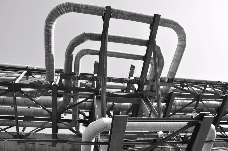 Pipeline in factory stock photo. Image of energy, supply - 12681826