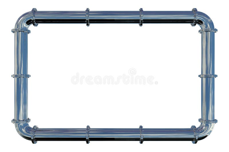 Pipeline frame stock illustration. Illustration of gray - 109661171