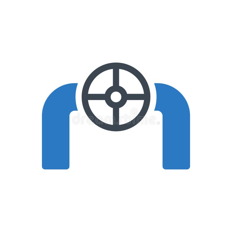 Pipeline Vector Glyph Color Icon Stock Vector - Illustration of ...