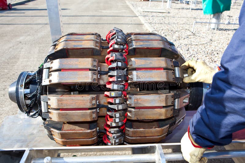 Pipeline pig cleaner stock image. Image of flow, cleaning - 33499833