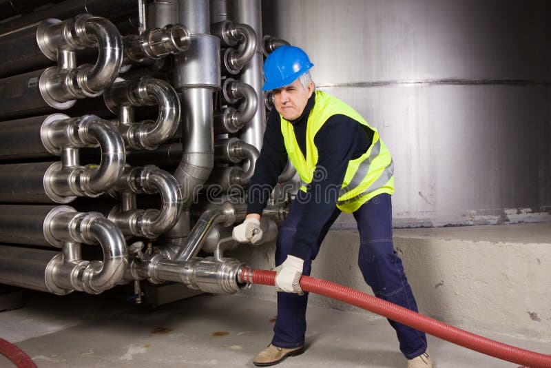 Pipeline job stock photo. Image of mechanic, person, manual - 30317656