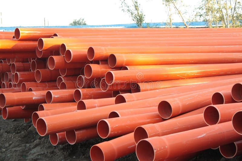 Pipeline stock image. Image of shape, large, tube, plastic - 45858807