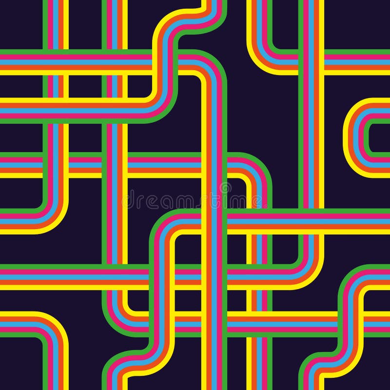 Pipeline seamless pattern stock vector. Illustration of pattern - 30473980