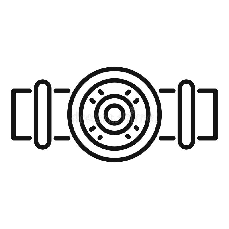 Pipeline Valve Locking System Securing Flow Control Stock Illustration ...