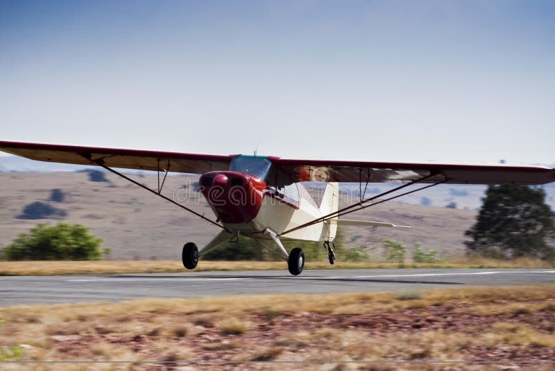 American Three Seat High Wing Single Engine Conventional Landing Gear ...