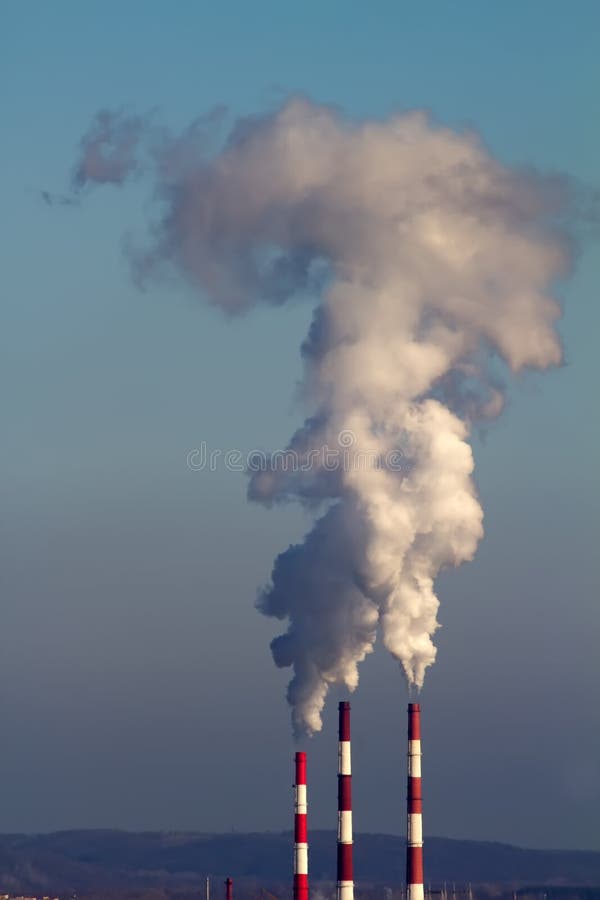 Pipes factory smoke stock photo. Image of factory, pollution - 17602532