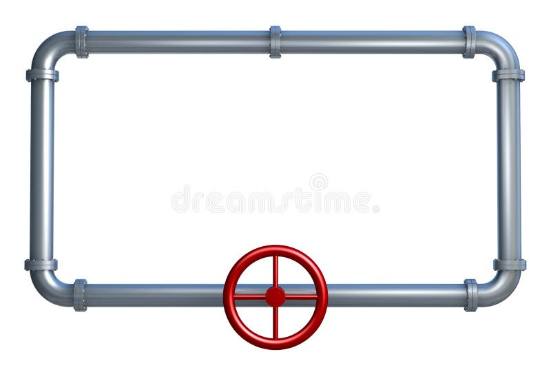 Pipes frame stock illustration. Illustration of construction - 21246200