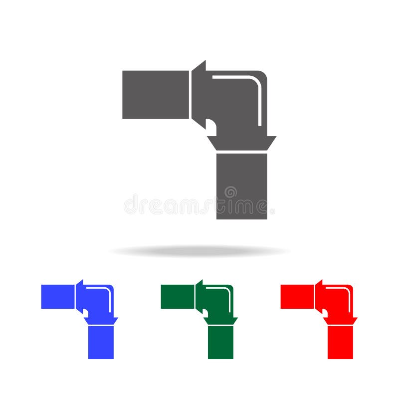 Pipes Icon. Elements of Construction Tools Multi Colored Icons. Premium ...