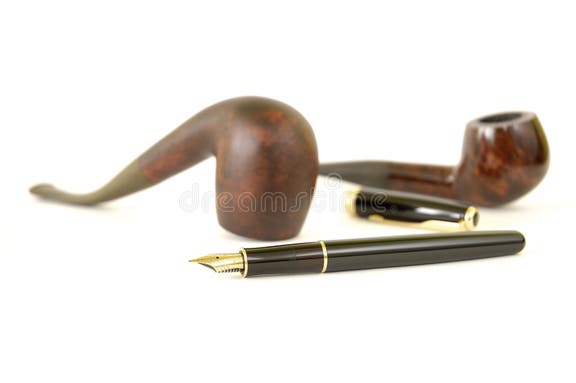 Pipes and pen stock photo. Image of pipe, harmful, smoke - 158838