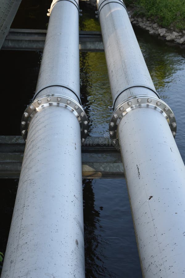 Pipes stock image. Image of pipe, bridge, path, city - 116655285