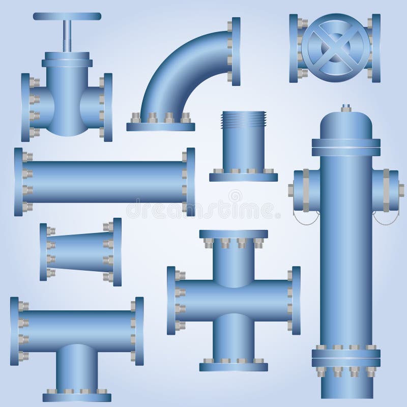 Pipes stock vector. Illustration of installation, industry - 31570096