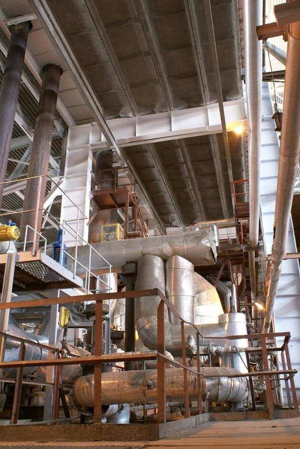 Inside Of Electrical Power Plant Stock Photo - Image of estate ...