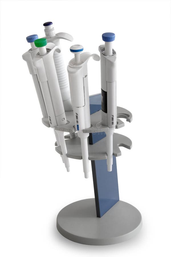 Pipette automatique photo stock. Image du chimiste, drogues - 25098690