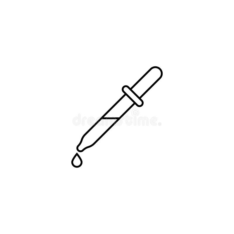 Pipette Flat Icon, Medicine and Healthcare Stock Vector - Illustration ...