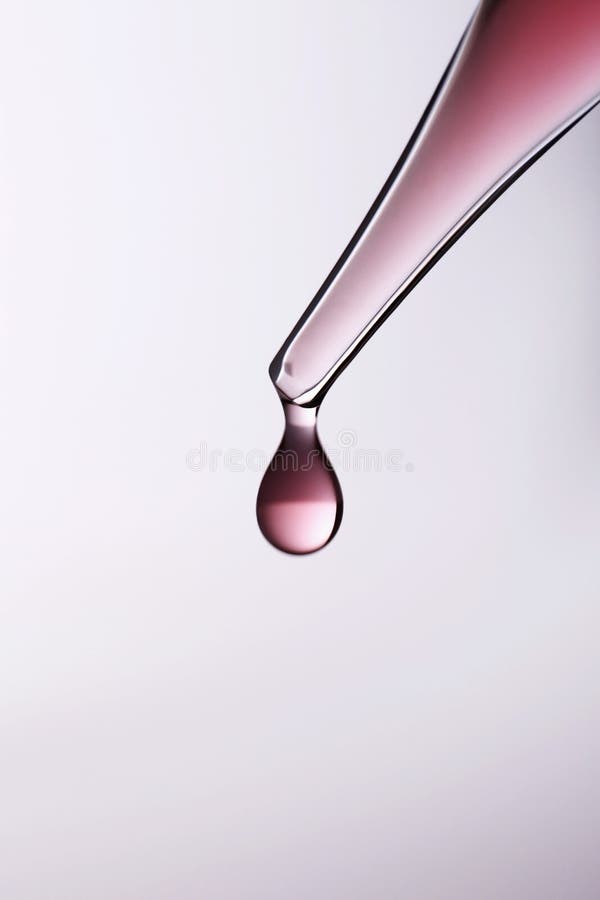 Pipette with Drop of Liquid. Conceptual Image Stock Image - Image of ...