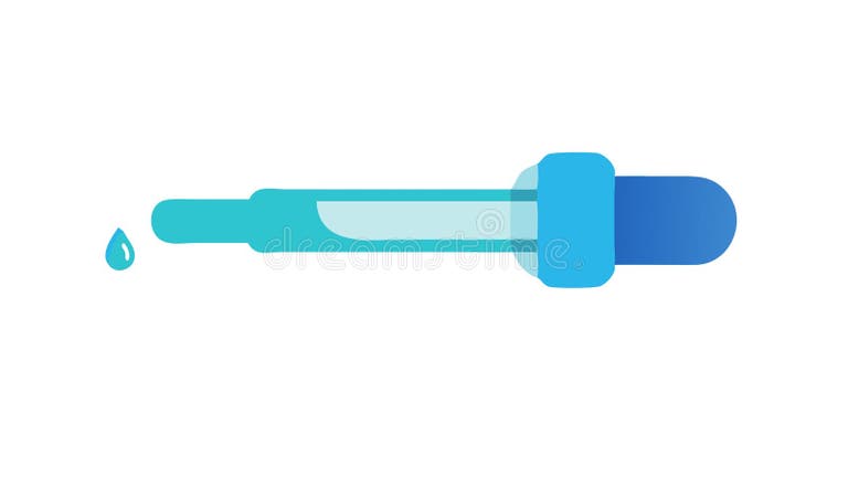 Pipette Dropper Liquid, Laboratory Science Tool, Vector Design ...