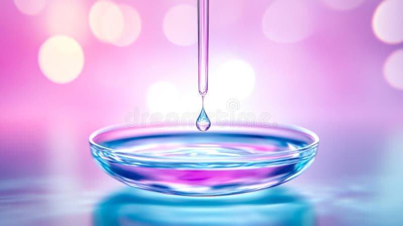 Pipette Dropping Drop Liquid Petri Dish Laboratory Setting Stock Photos ...
