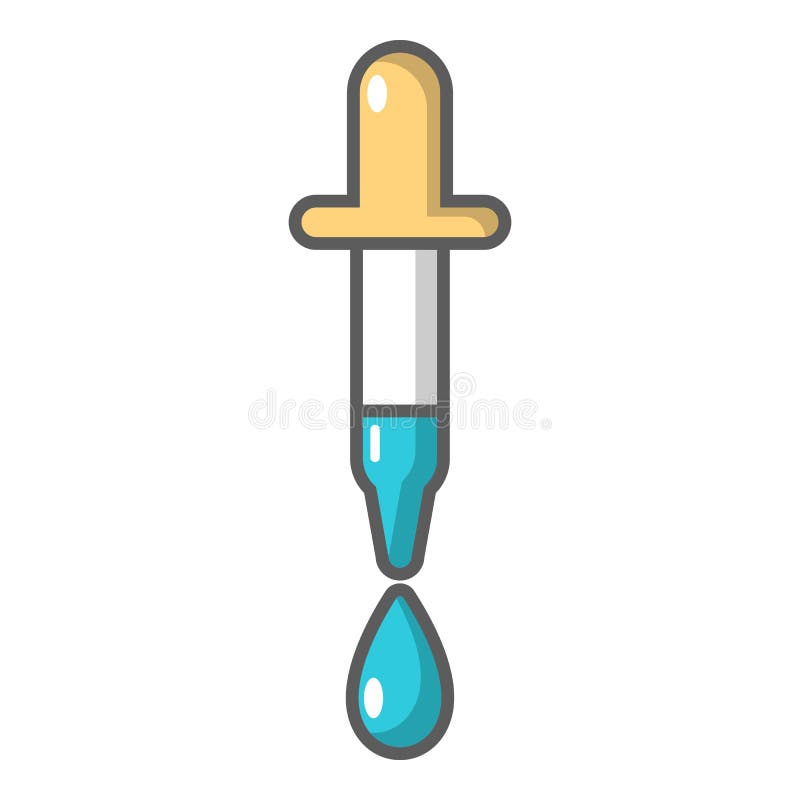 Pipette Icon, Cartoon Style Stock Vector - Illustration of analysis ...
