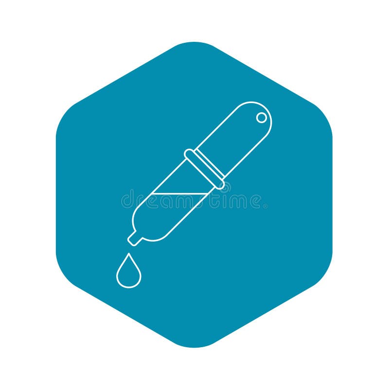 Pipette Icon, Outline Style Stock Vector - Illustration of chemist ... Pipette Icon, Outline Style Stock Vector - Illustration of chemist ...