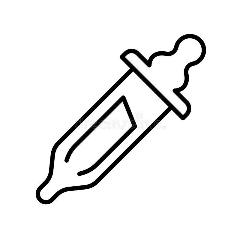 Color Picker Pipette Icon, Outline Style Stock Vector - Illustration of ... Color Picker Pipette Icon, Outline Style Stock Vector - Illustration of ...