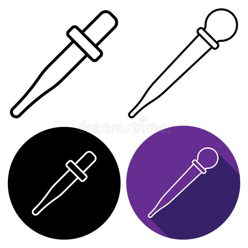 Pipette icon vector stock vector. Illustration of graphic - 284132705