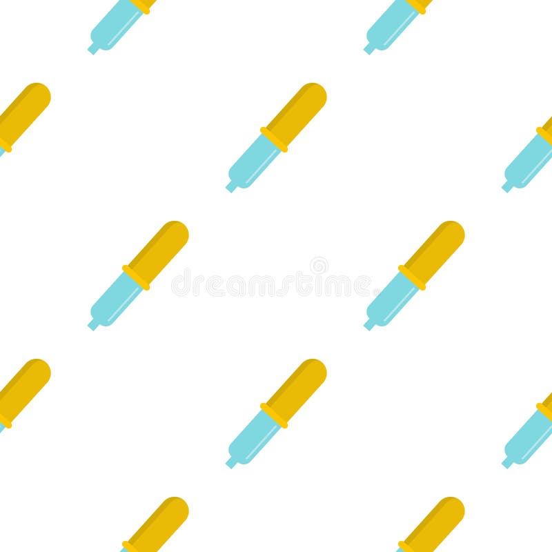 Pipette pattern seamless stock vector. Illustration of health - 108552992