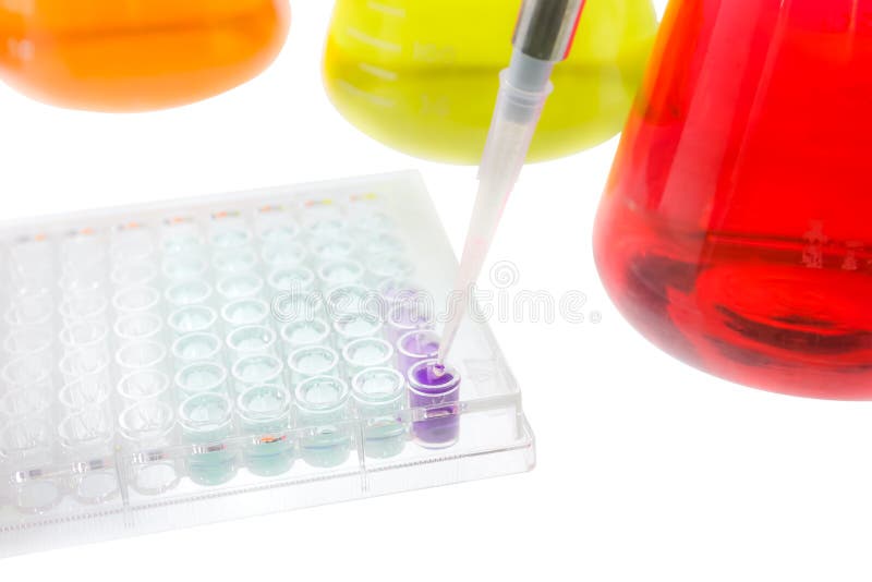 Pipette and Test Tube in Laboratory Stock Photo - Image of pharmacy ...