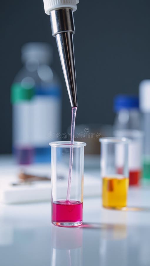 Pipette Transfers Liquid in Lab Setting Showcases Active Scientific ...