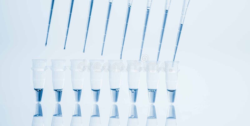 Pipettes and Tubes stock photo. Image of medical, pipetting - 329742098