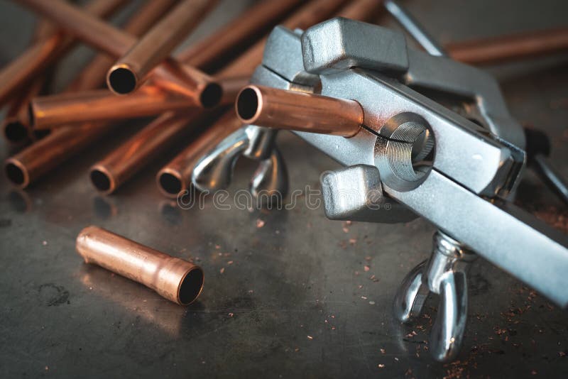 Pipework concept. stock photo. Image of pipe, manufacturing - 138425126