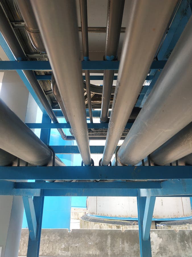 Piping and Lining, Fluid Transfer with Material PVC Stock Image - Image ...