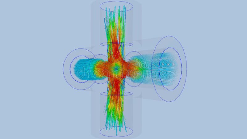 Piping System Liquid Flow Simulation Cfd Simulation Computational