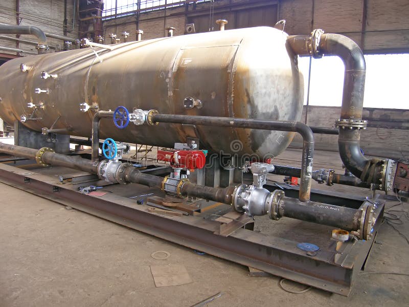 Vessel Fabrication Shop editorial stock image. Image of assemblies ...