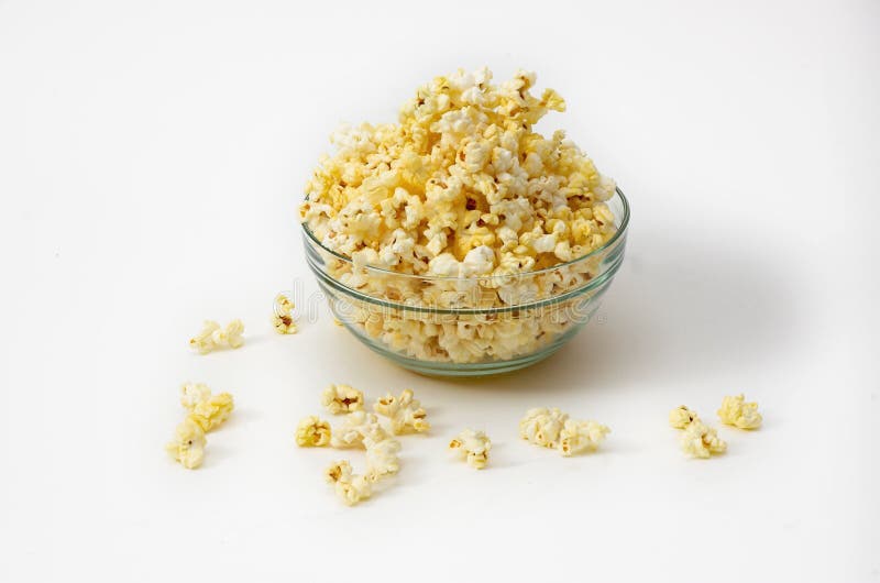 Pipoca imagem de stock. Imagem de divertimento, manteiga - 691779