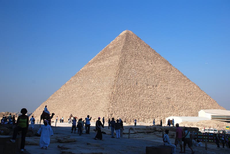 Piramid of Cheops stock photo. Image of archeology, ancient - 12267298