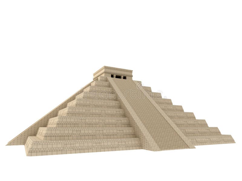 Piramide stock afbeelding. Image of ruïne, stappen, architectuur - 18350355