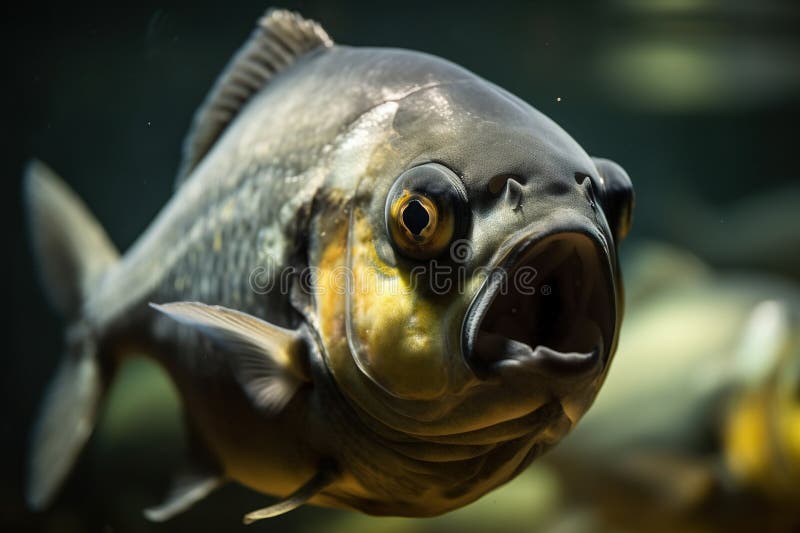 Piranha without Teeth. Generative AI Stock Illustration - Illustration ...