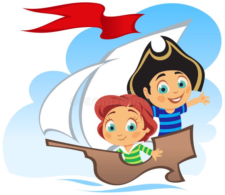 Pirate Kids Cartoons Stock Illustrations – 31 Pirate Kids Cartoons ...