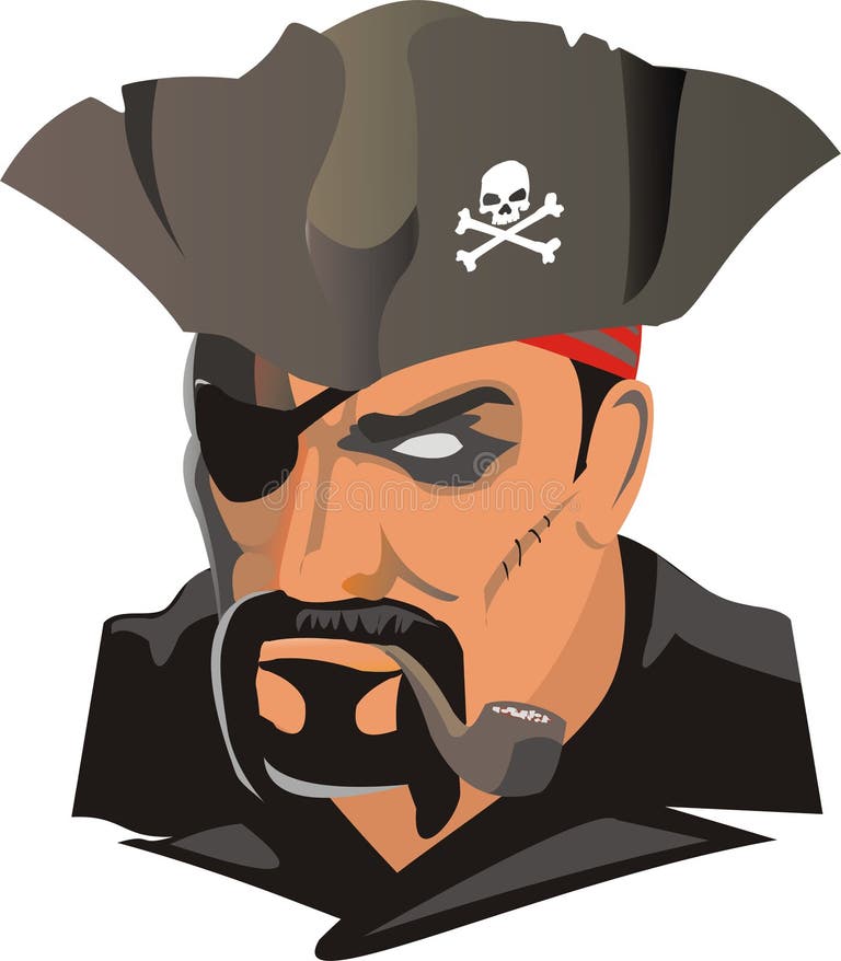 Smoking Pirate Stock Illustrations – 316 Smoking Pirate Stock ...