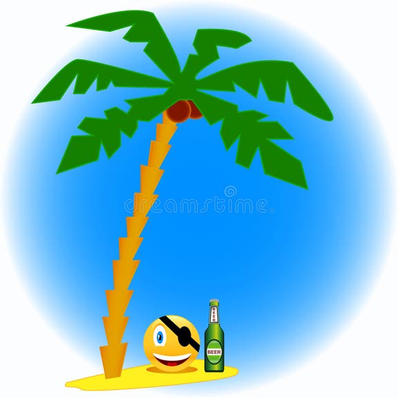 The pirate with beer stock vector. Illustration of nature - 25157204
