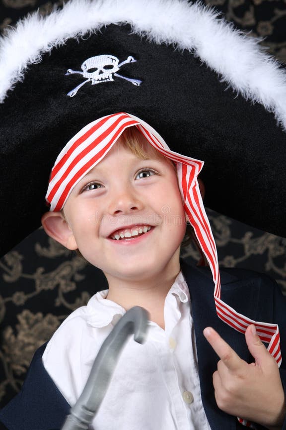 Pirate boy stock image. Image of dress, pirate, little - 4331897
