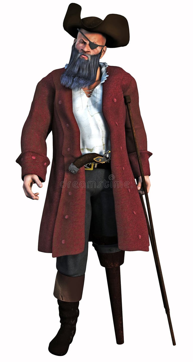 Pirate Wooden Leg Stock Illustrations – 498 Pirate Wooden Leg Stock ...