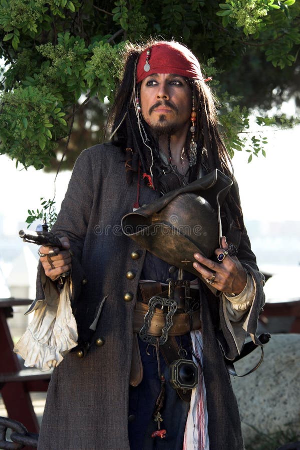 Pirate Captain stock image. Image of alike, pistol, sparrow - 1337715