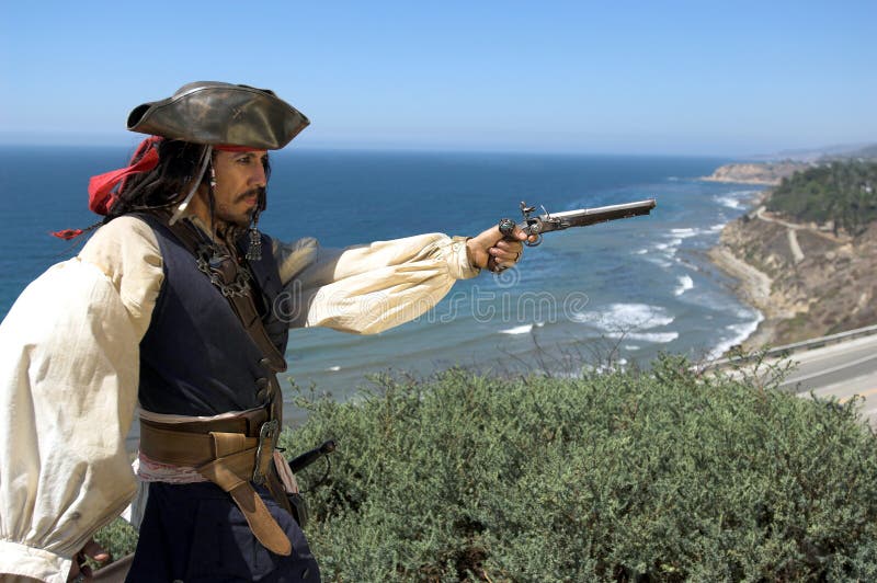 Pirate Captain stock image. Image of line, buccaneer, overlook - 1337821
