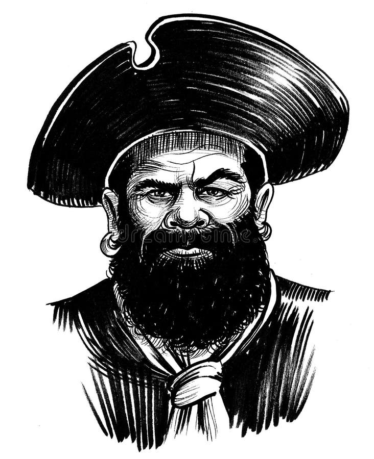 Pirate captain stock illustration. Illustration of pirate - 260487311