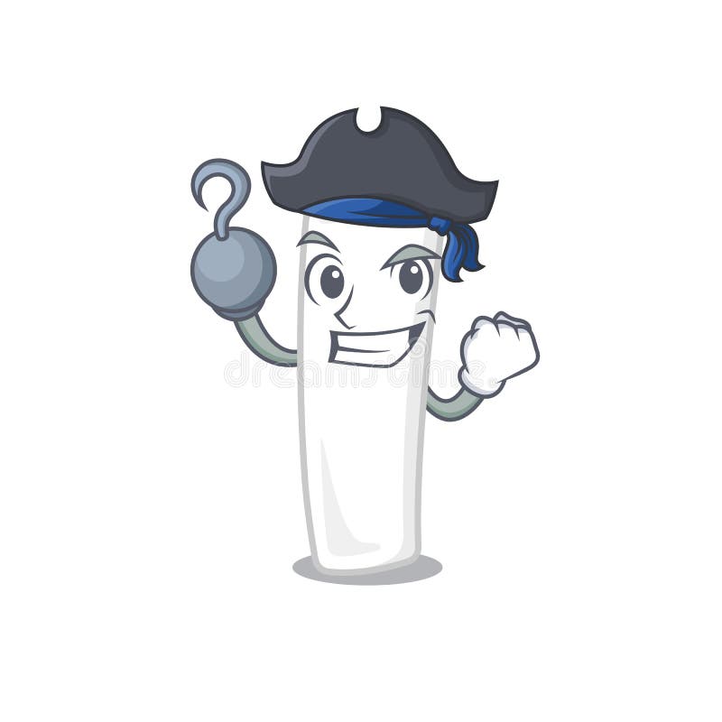 Pirate Chalk Isolated with in the Mascot Stock Vector - Illustration of ...