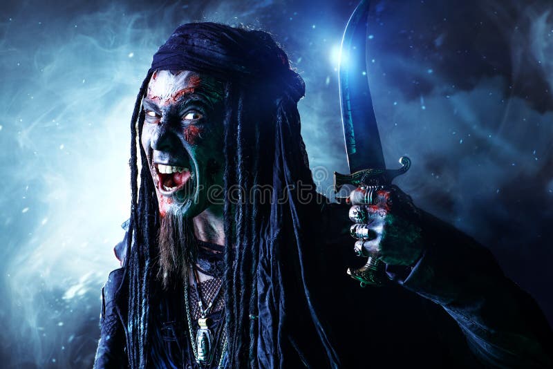 Pirate dreadlocks stock image. Image of beard, buccaneer - 79259865