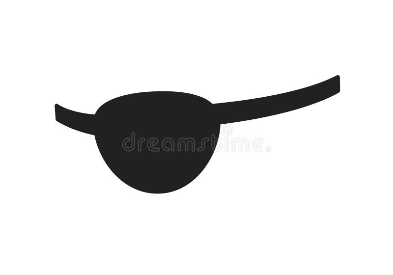 Pirate Eye Patch Clip Art Illustration Design Stock Vector ...